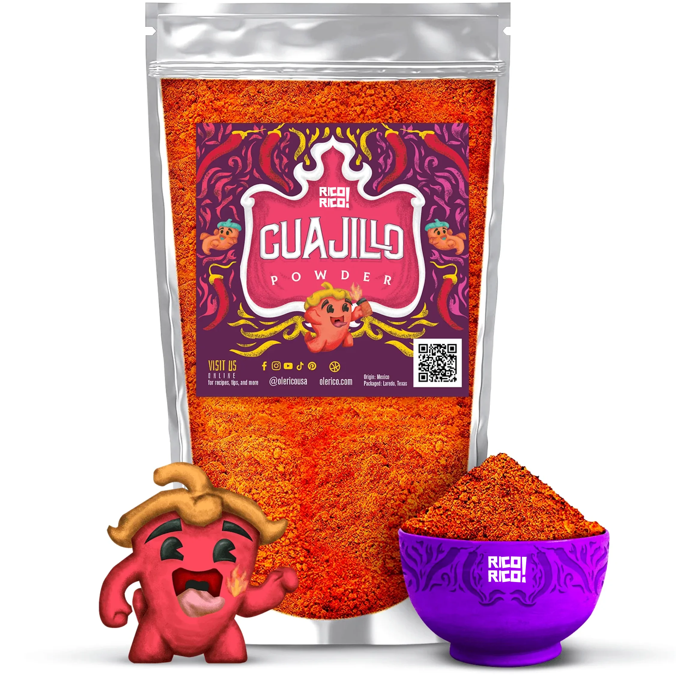 Guajillo Chile Powder Bag – Rico Rico